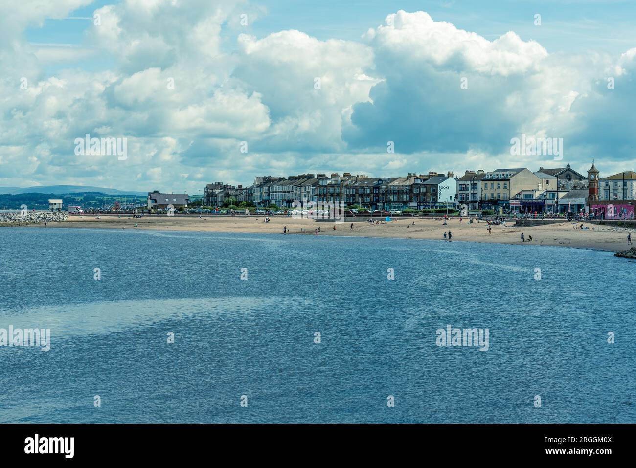 morecambe seafront of the eden project north Stock Photo - Alamy