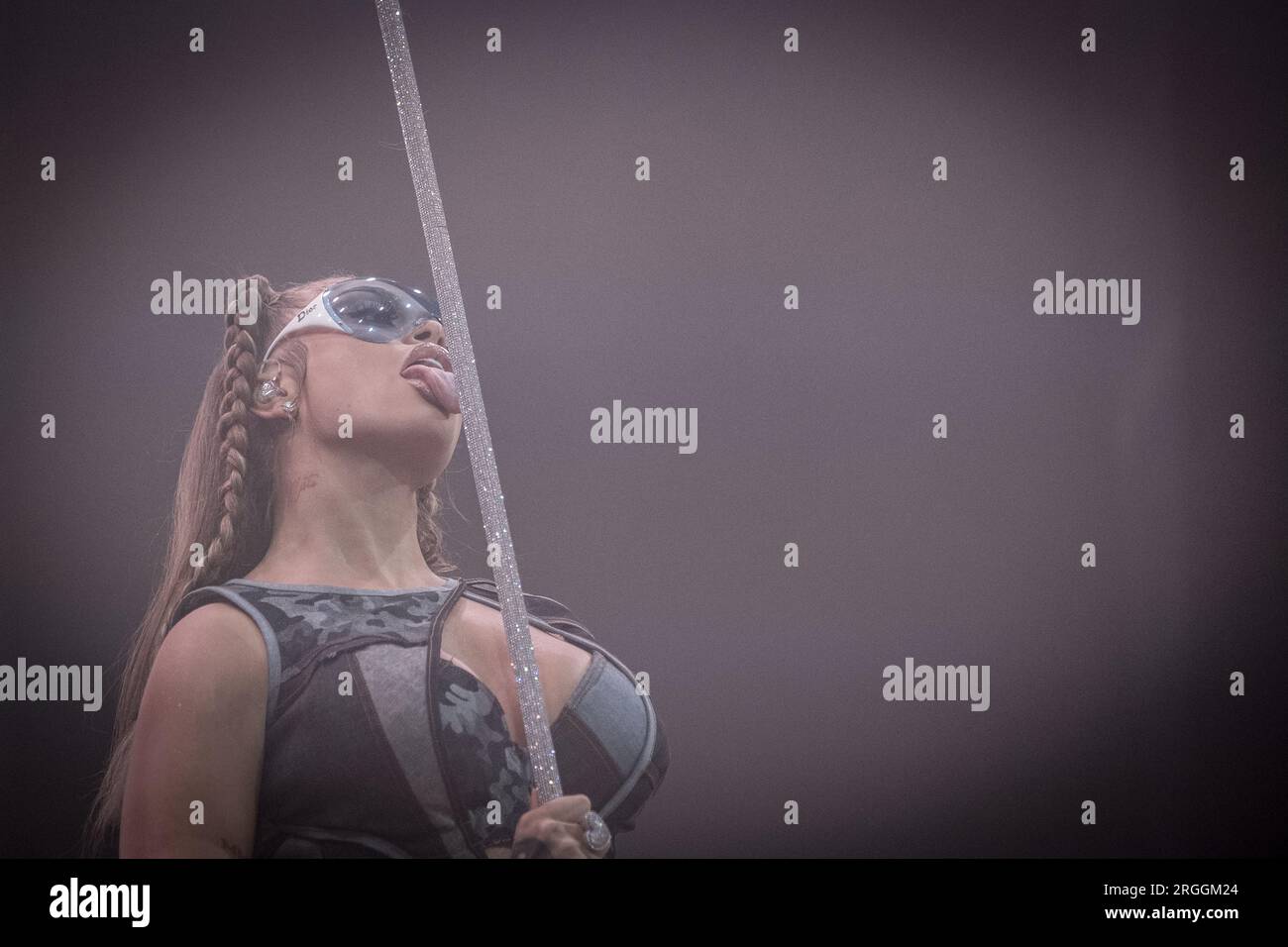 Roskilde, Denmark. 29th, June 2023. The American rapper Latto performs ...