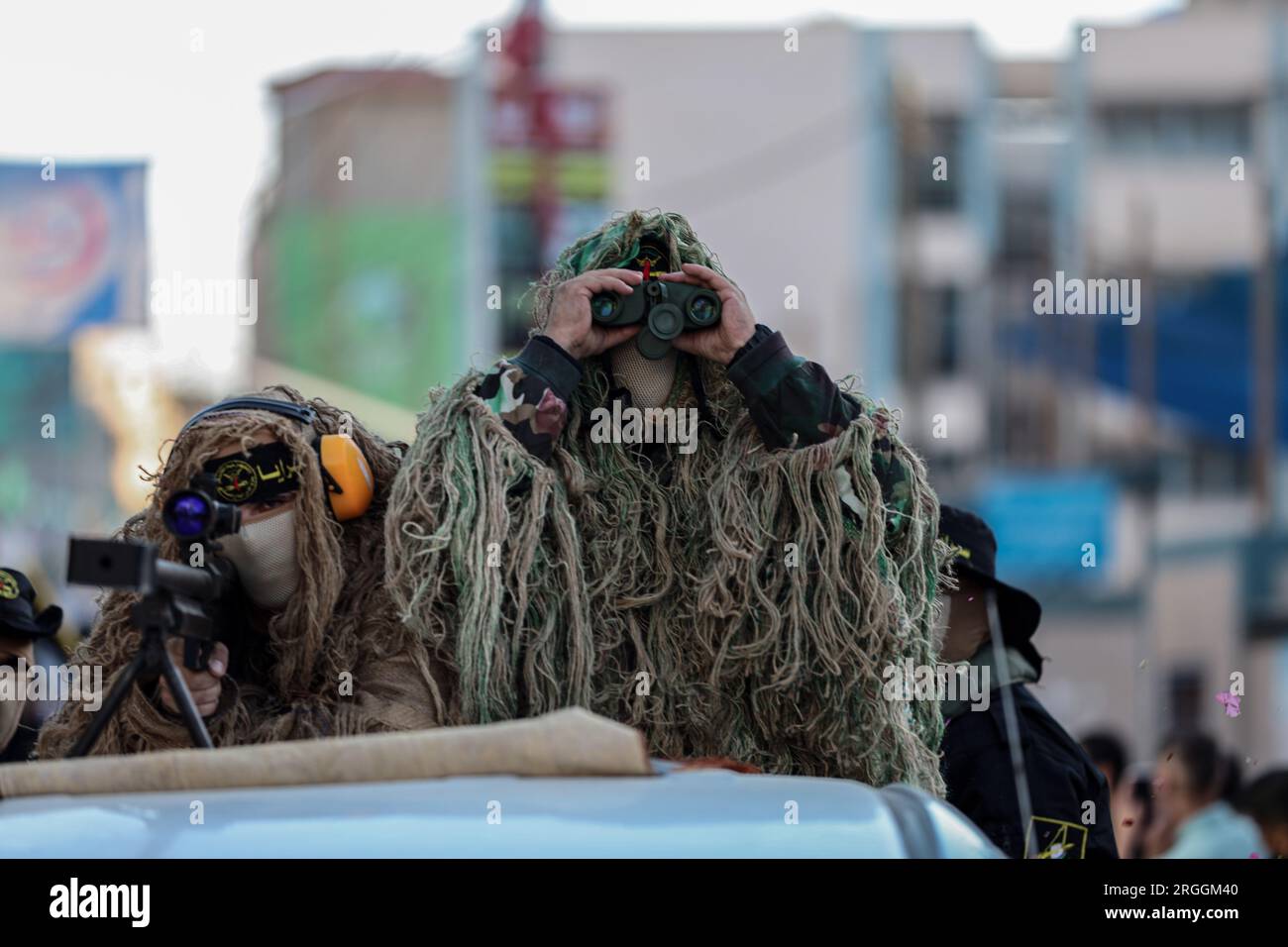 Gaza, Gaza, Palestine. 9th Aug, 2023. Members of the Al-Quds Brigades ...