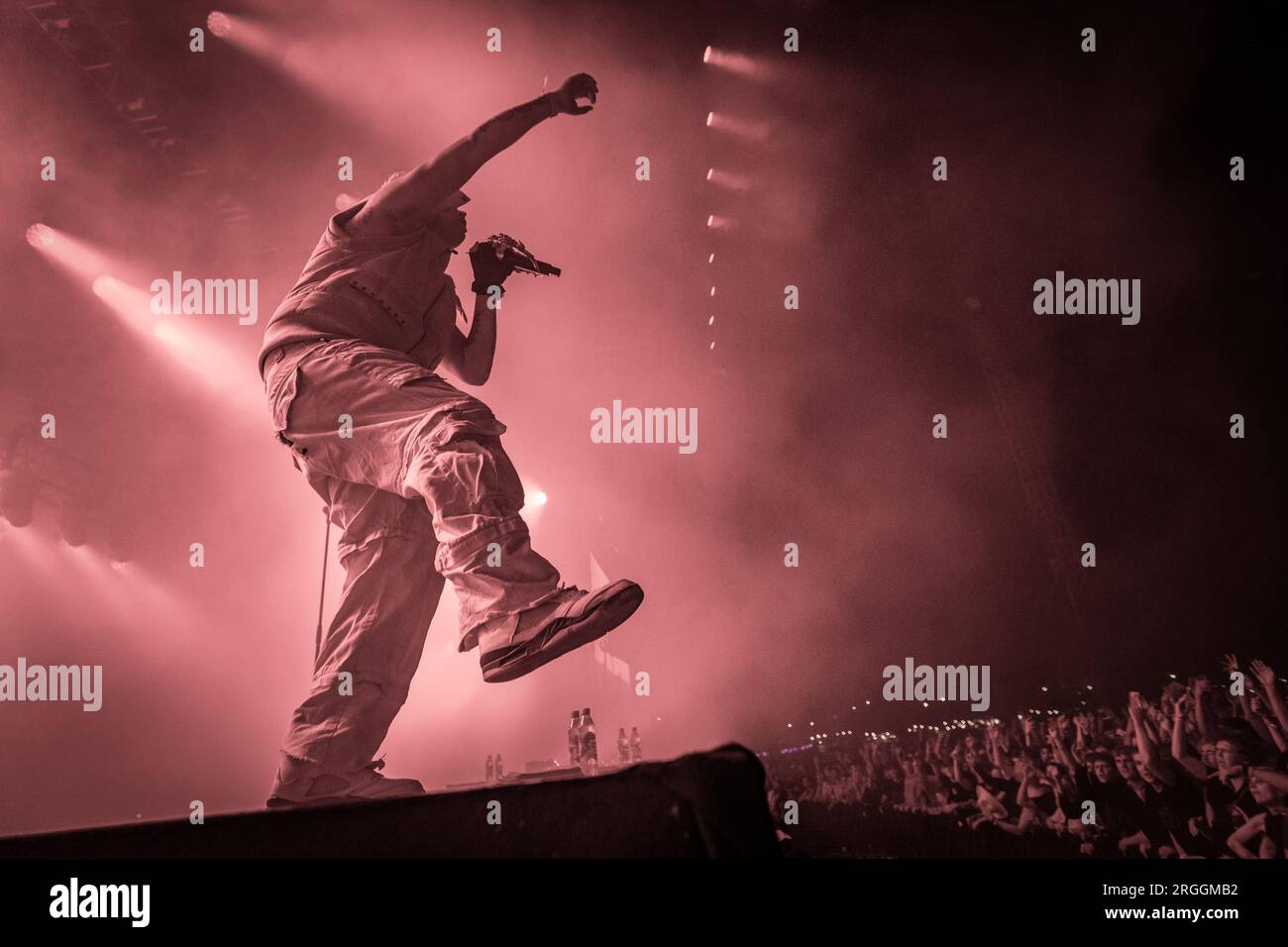 Roskilde, Denmark. 30th, June 2023. The Swedish rapper Yung Lean ...