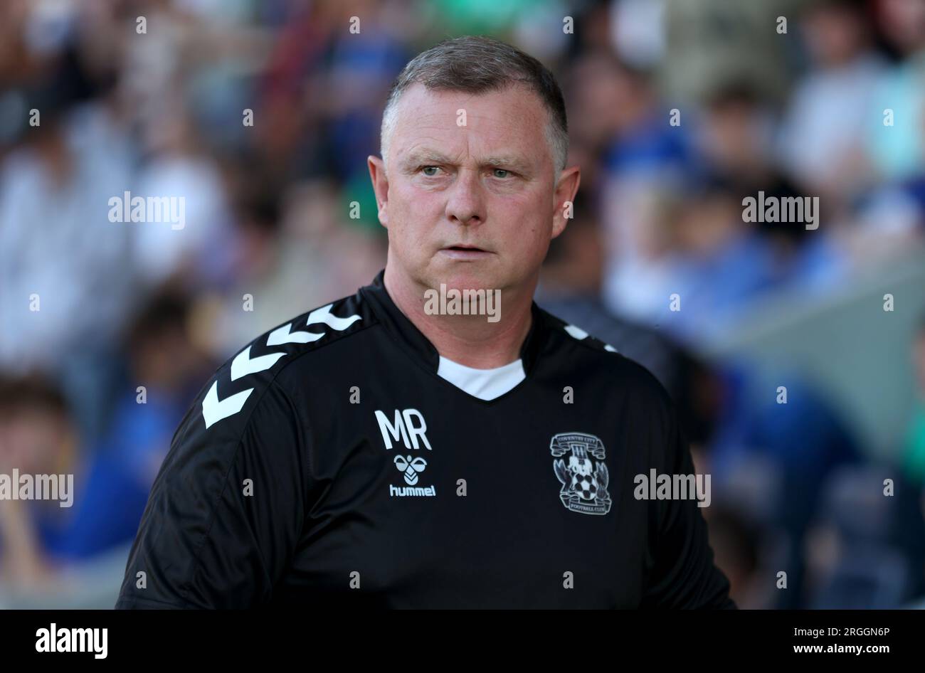 Coventry City manager Mark Robins before the Carabao Cup first round ...