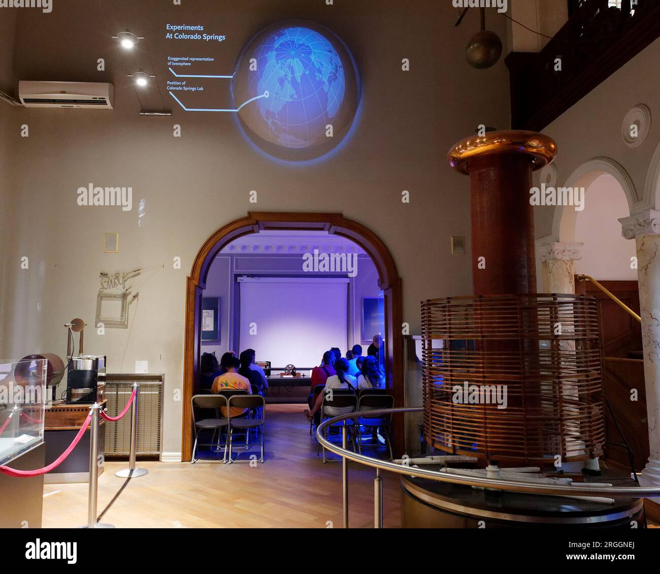 Nikola tesla museum coil hi-res stock photography and images - Alamy