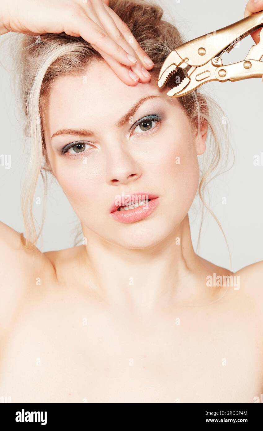 Hair pliers hi-res stock photography and images - Alamy