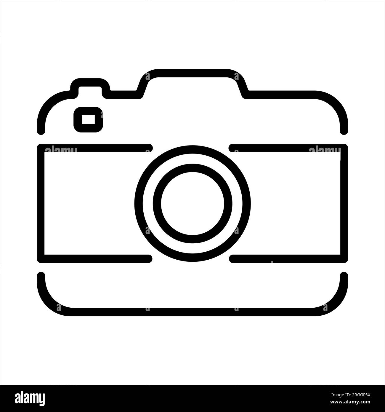 Camera Photography Icon. Vector Illustration isolated on white ...