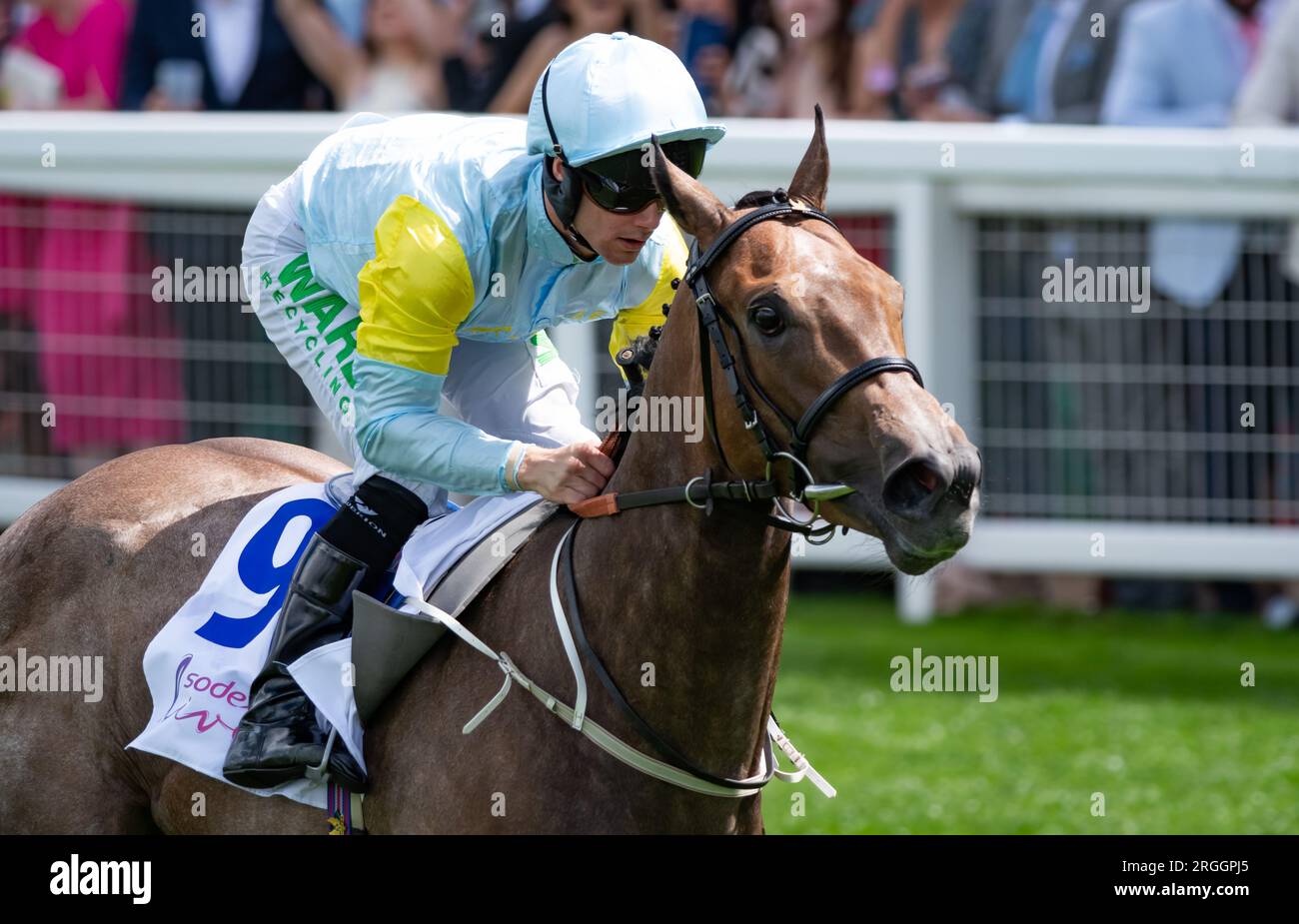 Sacred Angel and jockey Jason Hart take the Group 3 Bateaux London ...