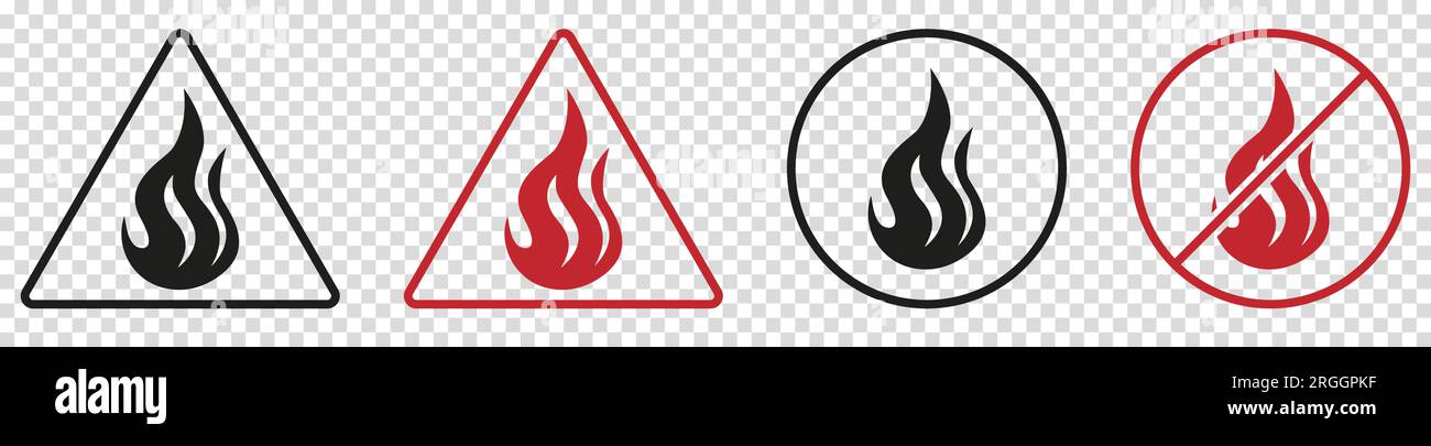 Fire safety signs vector hi-res stock photography and images - Alamy