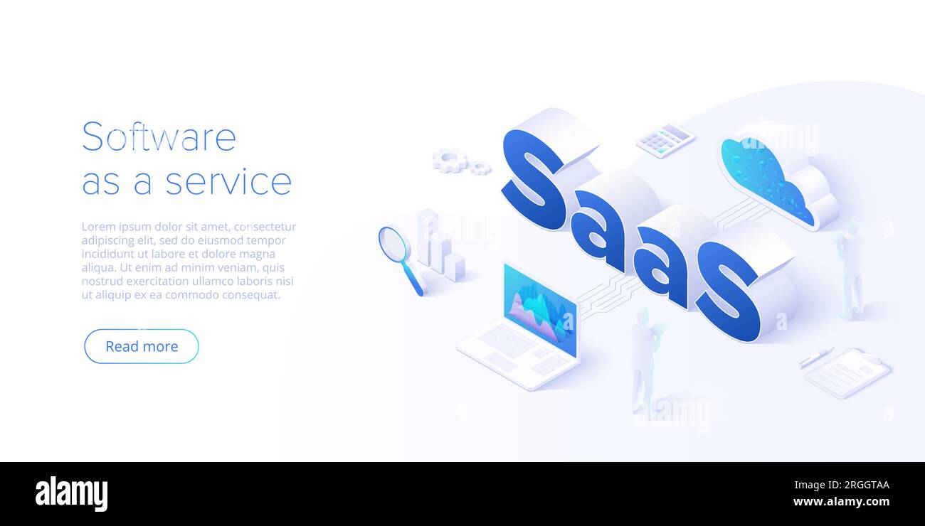 Saas erp background Stock Vector Images - Alamy
