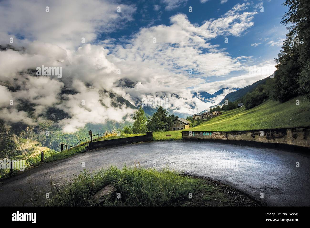 Mortirolo road hi-res stock photography and images - Alamy