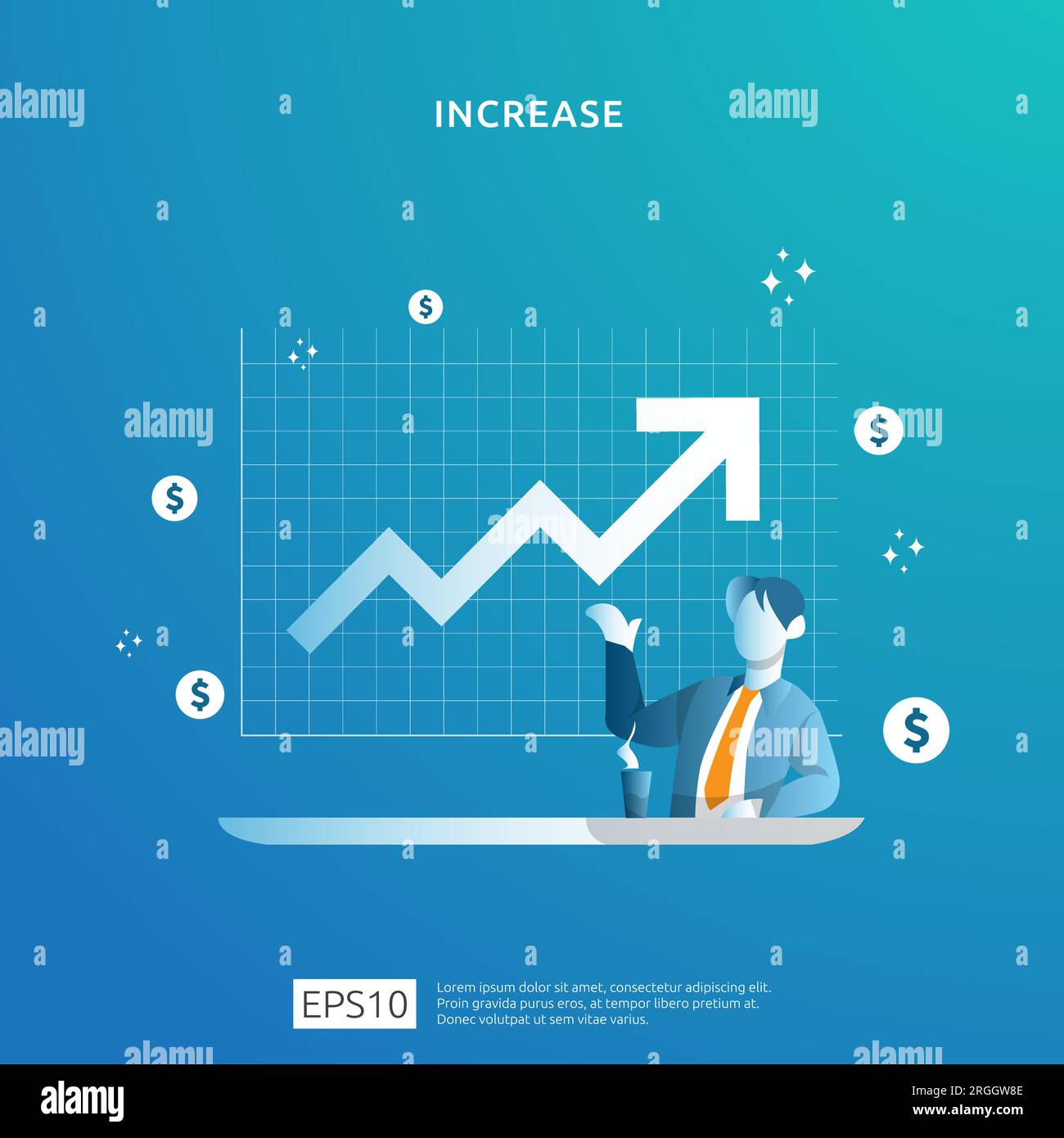 Sale increase Stock Vector Images - Alamy