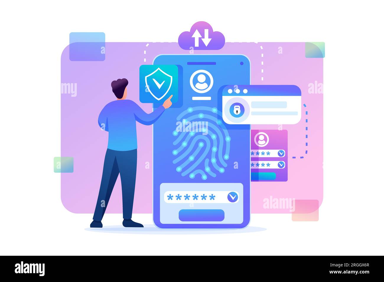 Biometric lock hi-res stock photography and images - Alamy