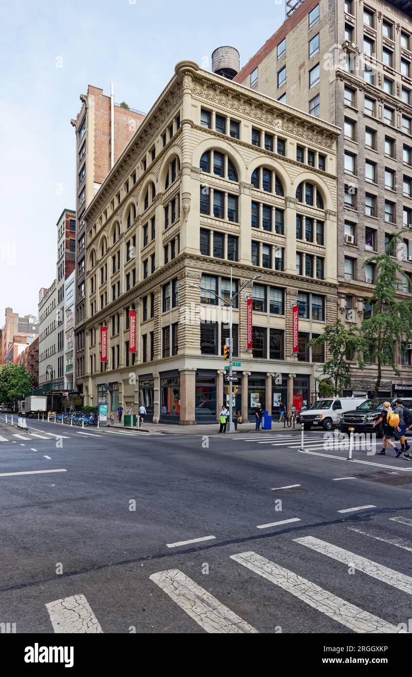 Greenwich Village: 72 Fifth Avenue, an ornately decorated Romanesque ...