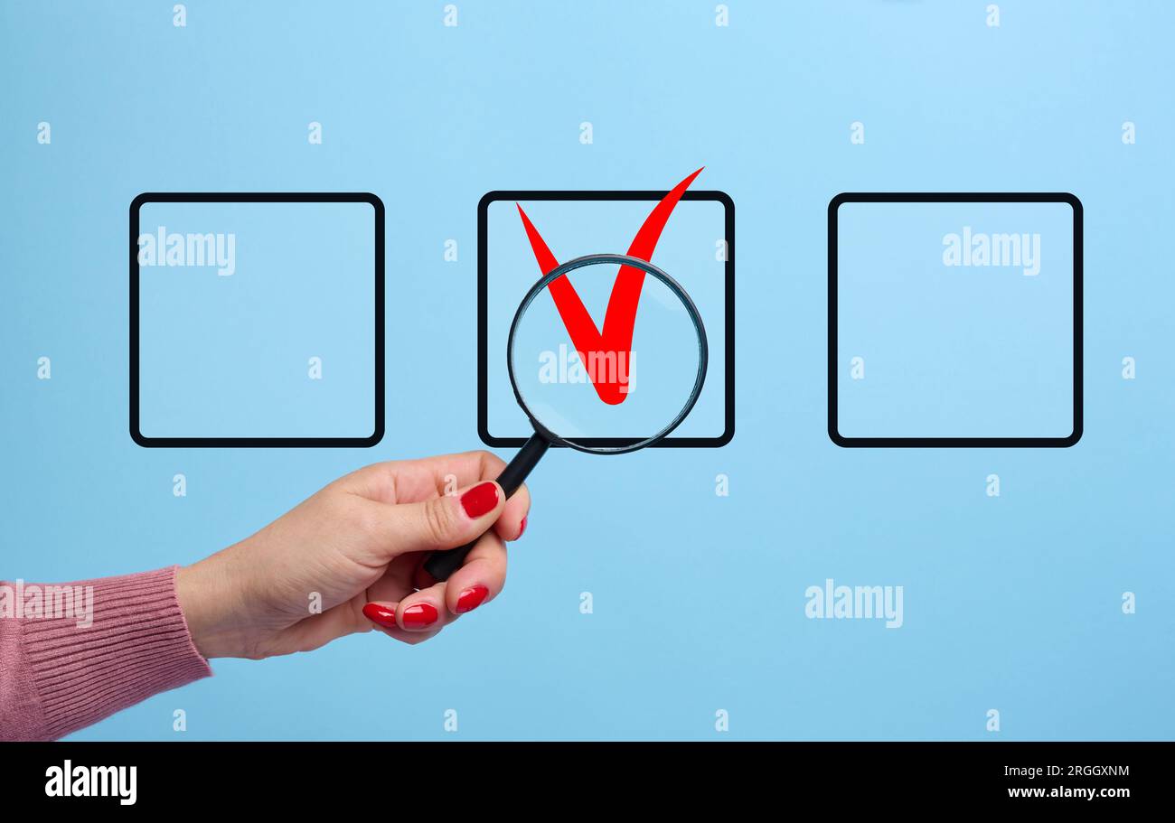 Quality checkmark hi-res stock photography and images - Alamy