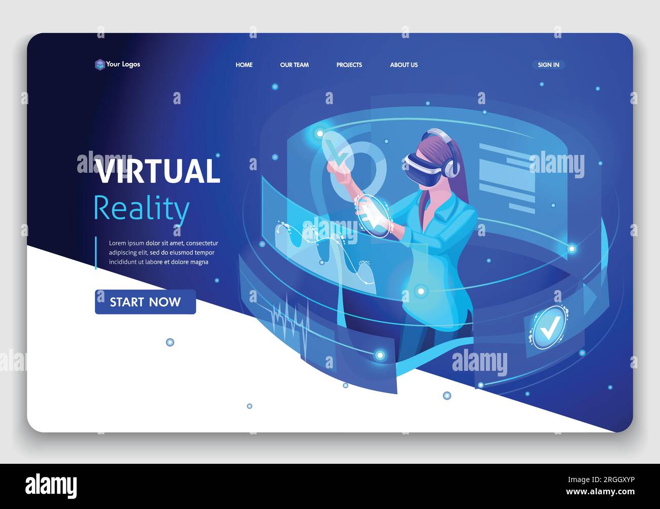 Adaptive 3d vector vectors hi-res stock photography and images - Alamy