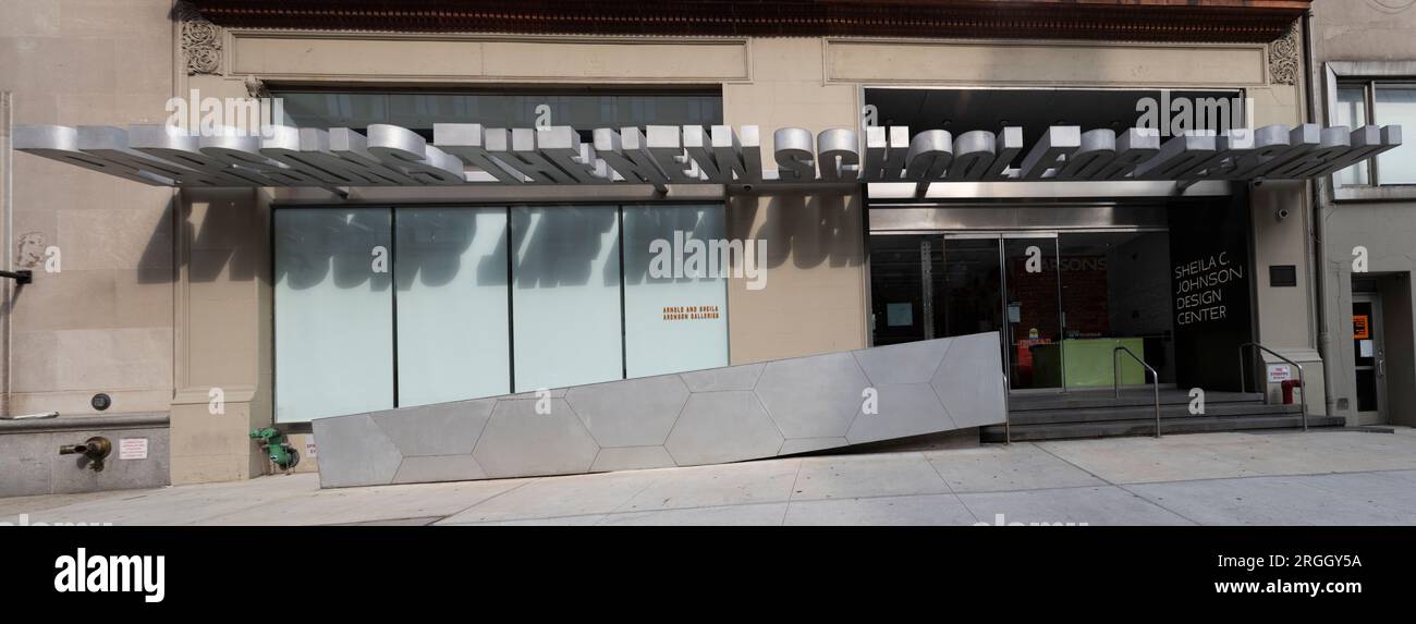 Parsons new school design exterior hi-res stock photography and images ...