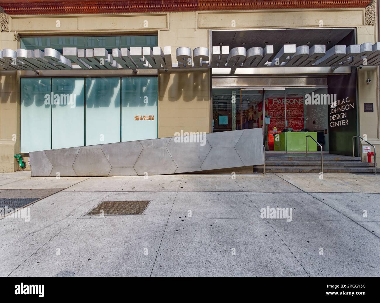 Greenwich Village: Parsons The New School For Design canopy at 66 Fifth ...