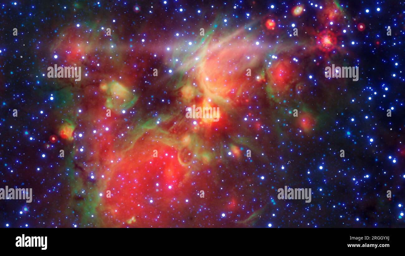 Universe Galaxies And Stars Background