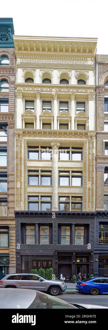 Greenwich Village: 37 East 12th Street blends an ornate cast iron base ...
