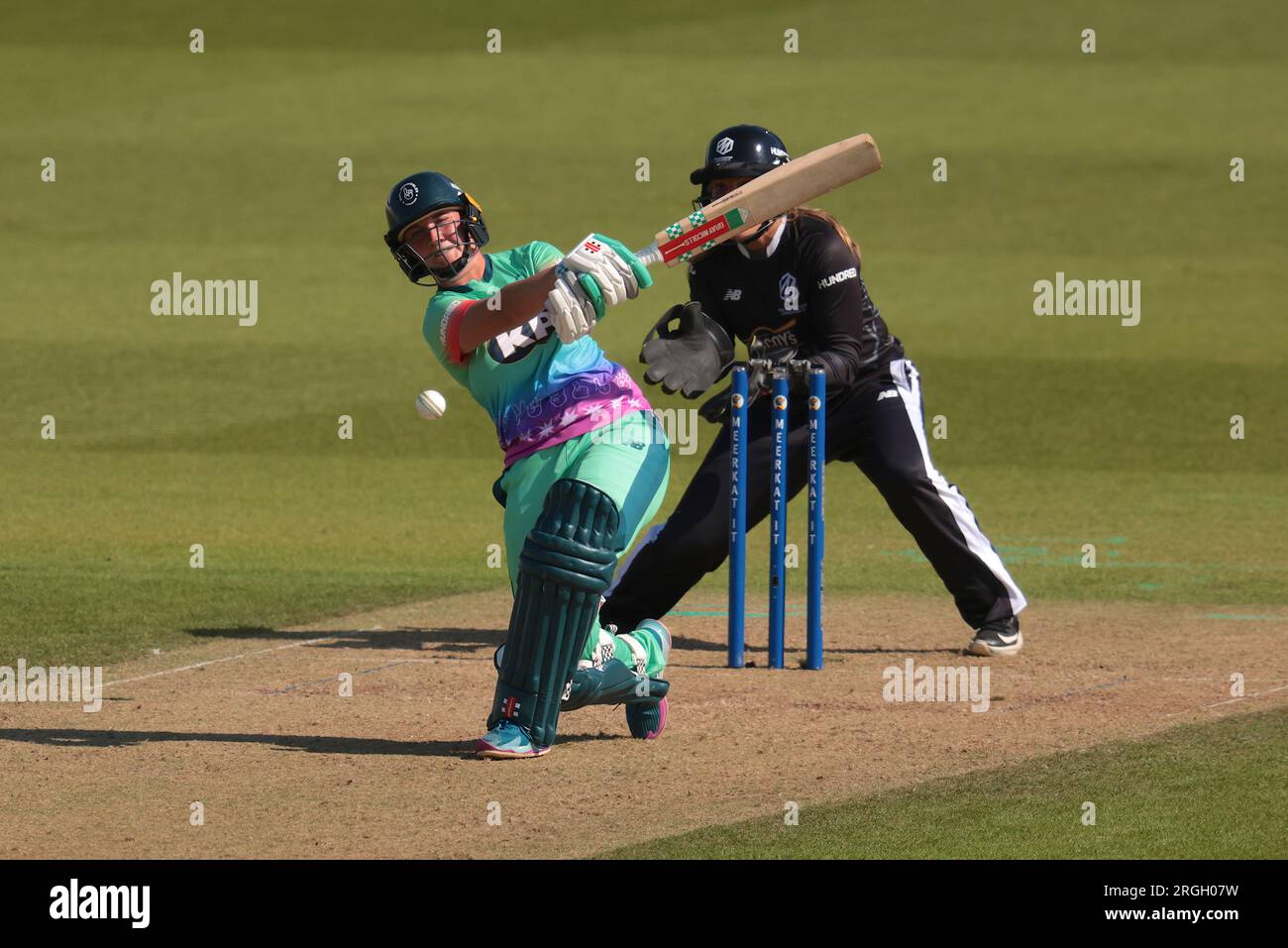 London, UK. 9th Aug, 2023. Alice Capsey of the Oval Invincibles as Oval ...