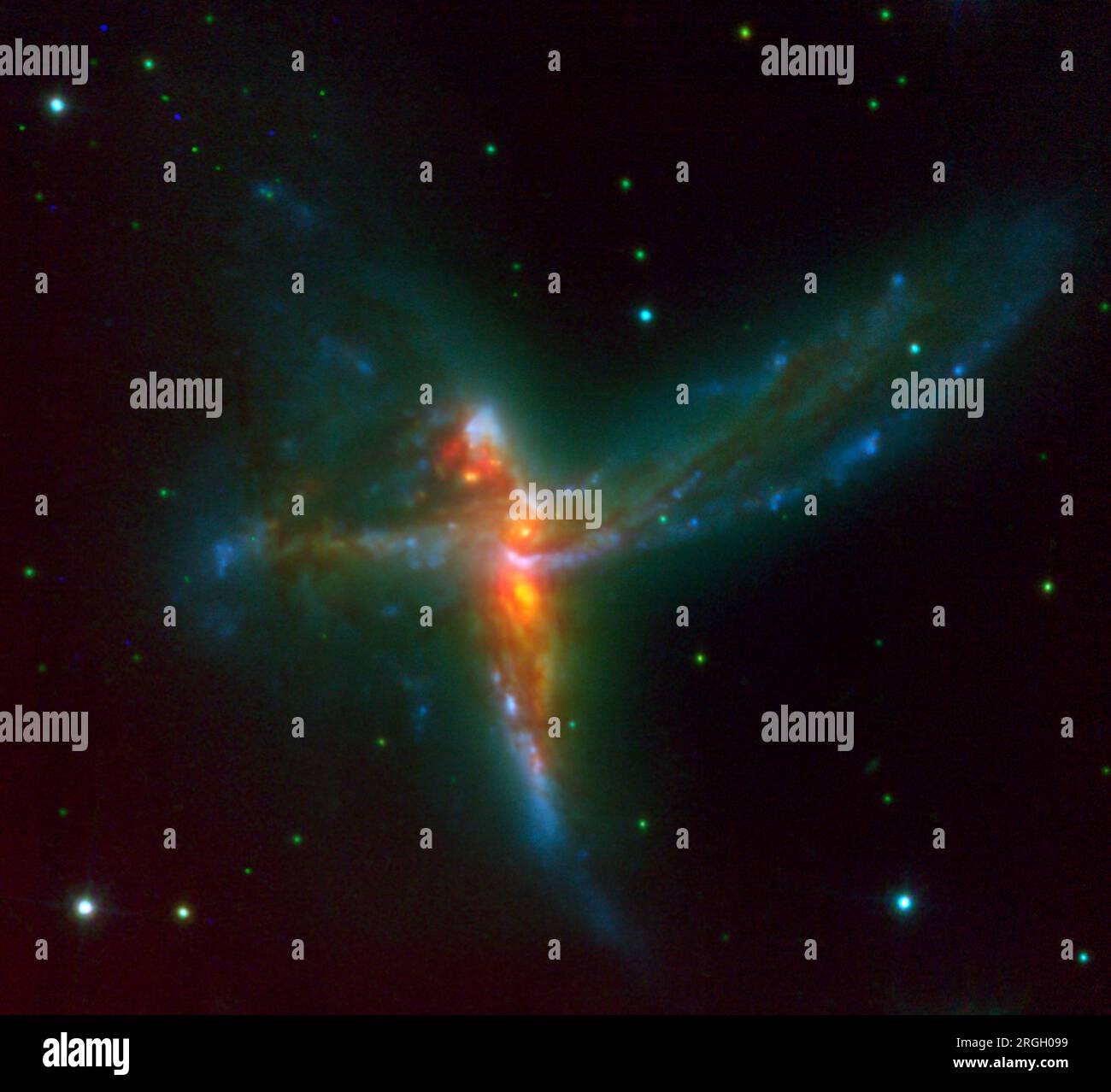 Galaxy Space That Looks Like A Bird