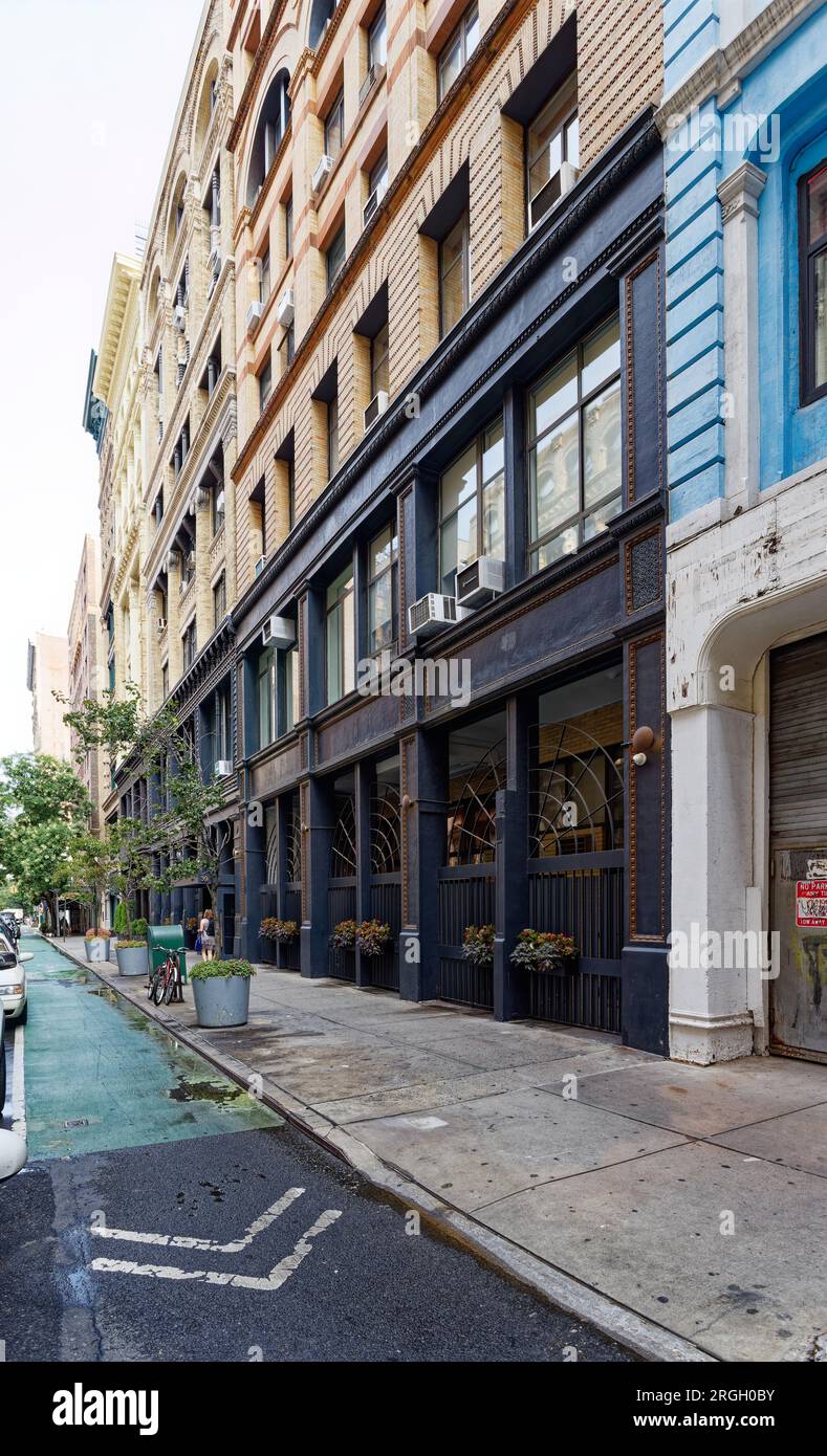 Greenwich Village: University Mews, 39 East 12th Street, is two factory ...