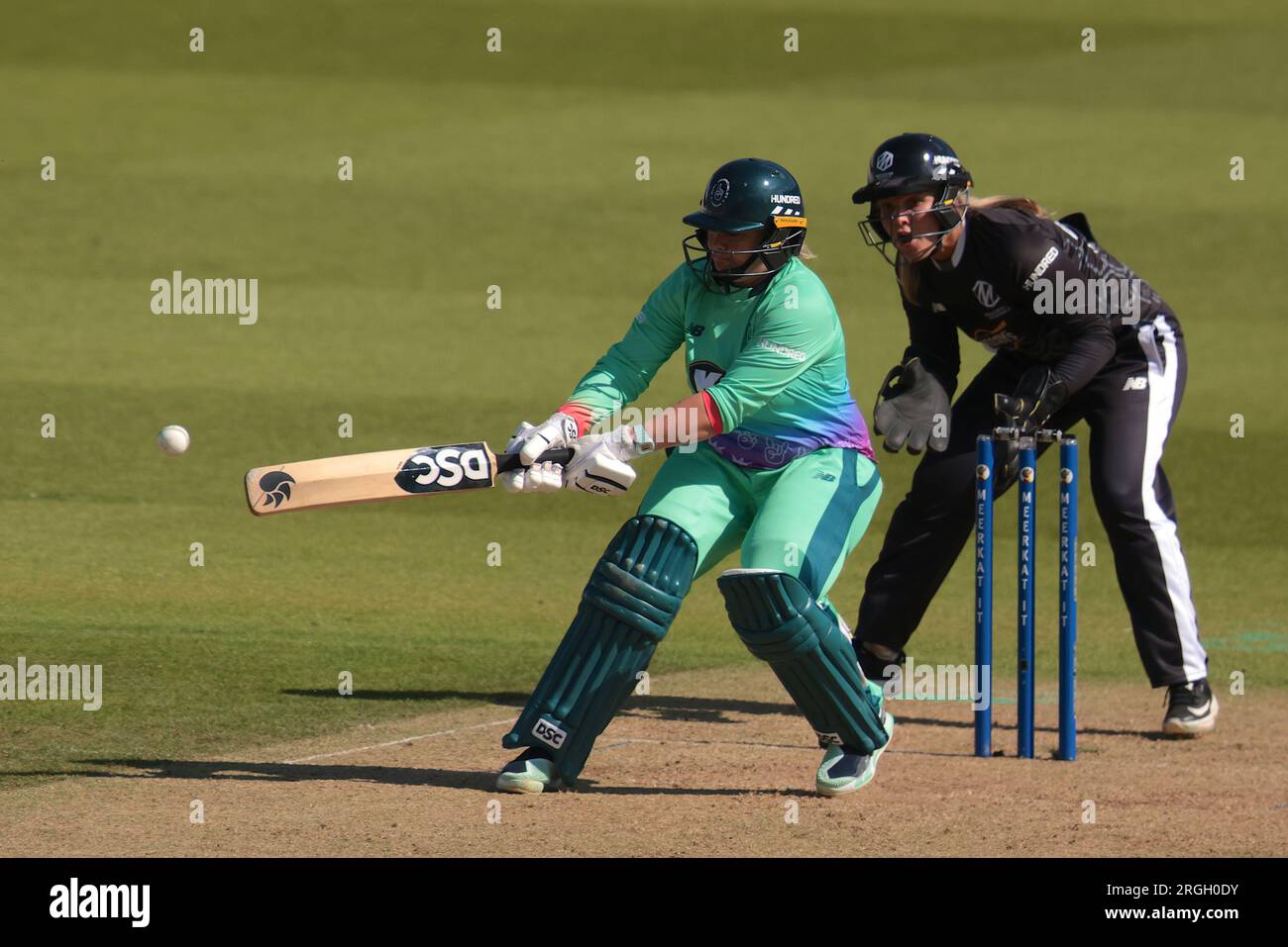 London, UK. 9th Aug, 2023. Dane Van Niekerk of The Oval Invincibles ...