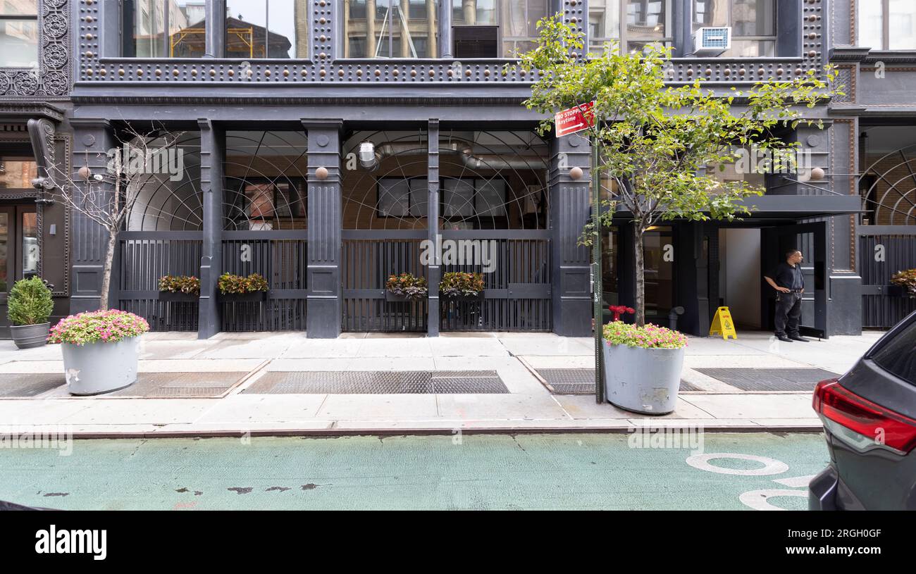 Greenwich Village: University Mews, 39 East 12th Street, is two factory ...