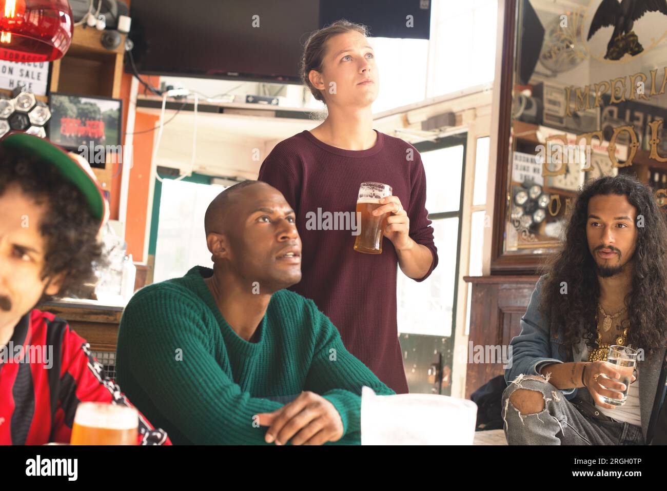 Diverse watching hi-res stock photography and images - Alamy