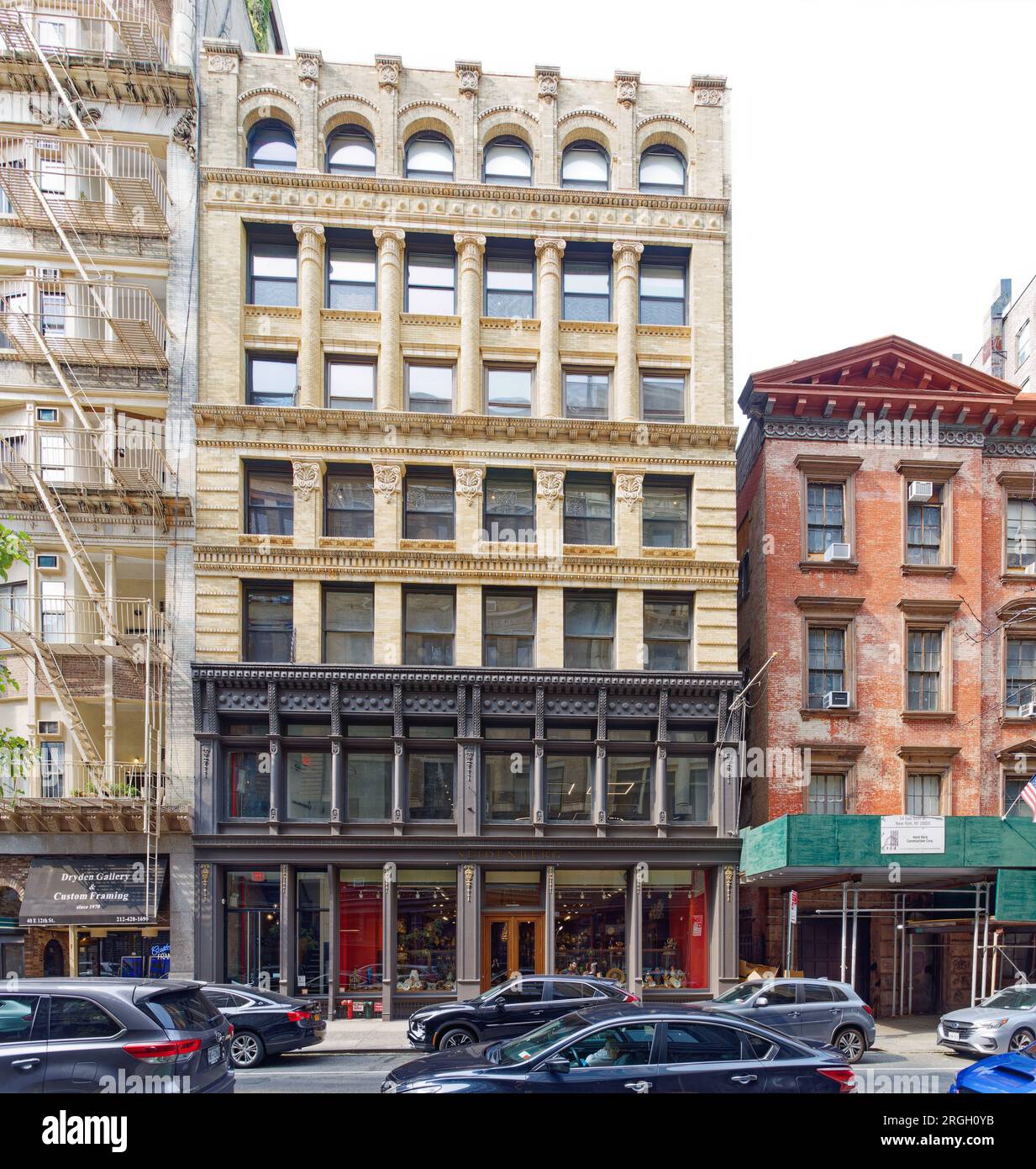 Greenwich Village: 36 East 12th Street blends cast iron base with brick ...