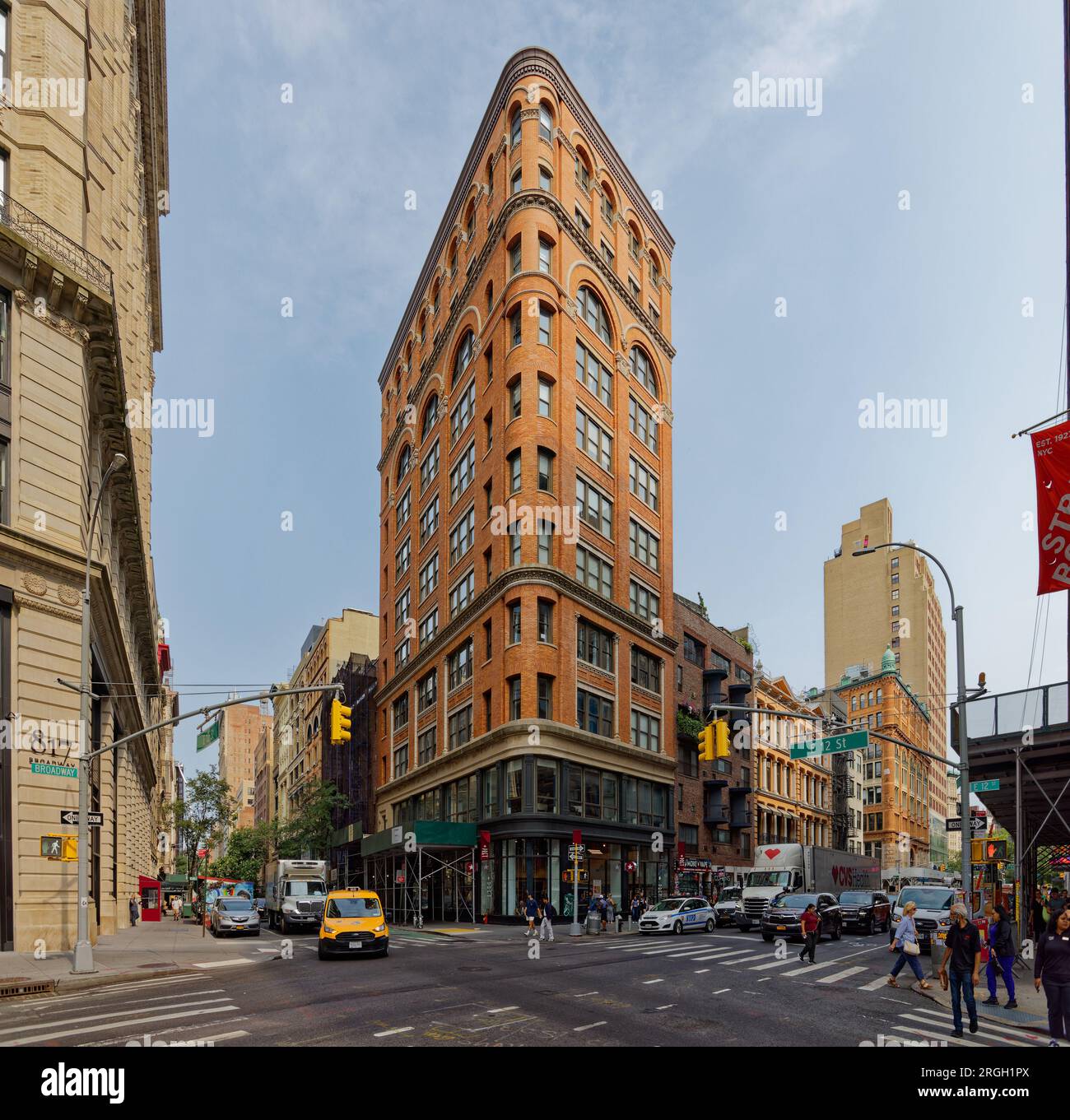 Greenwich Village: 821-823 Broadway is a Beaux Arts-styled orange brick ...