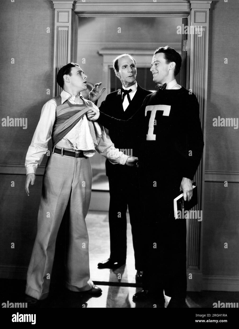 Billy Taft (left), Frank McGlynn Sr (center), Stanley Smith (right), on ...