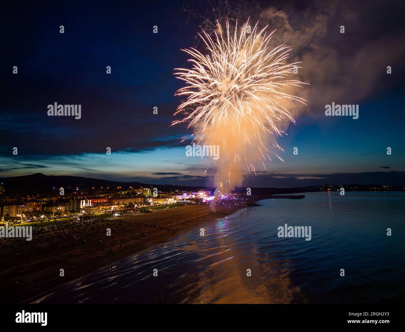 Fireworks display at Bray Seafront to conclude the 2023 Summerfest ...