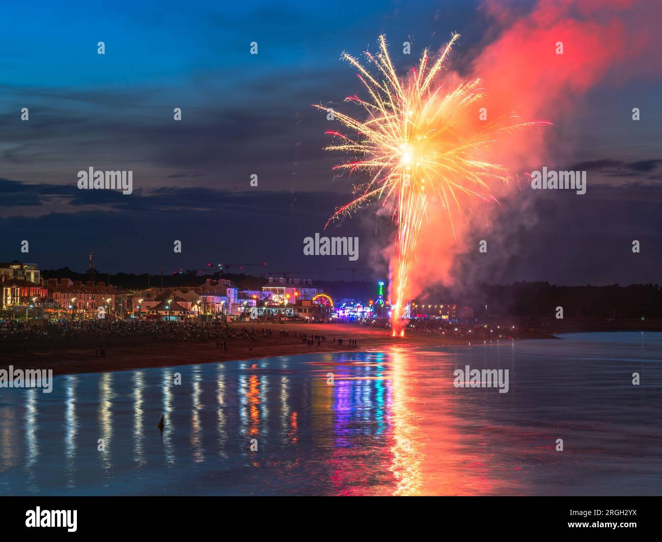 Fireworks display at Bray Seafront to conclude the 2023 Summerfest ...
