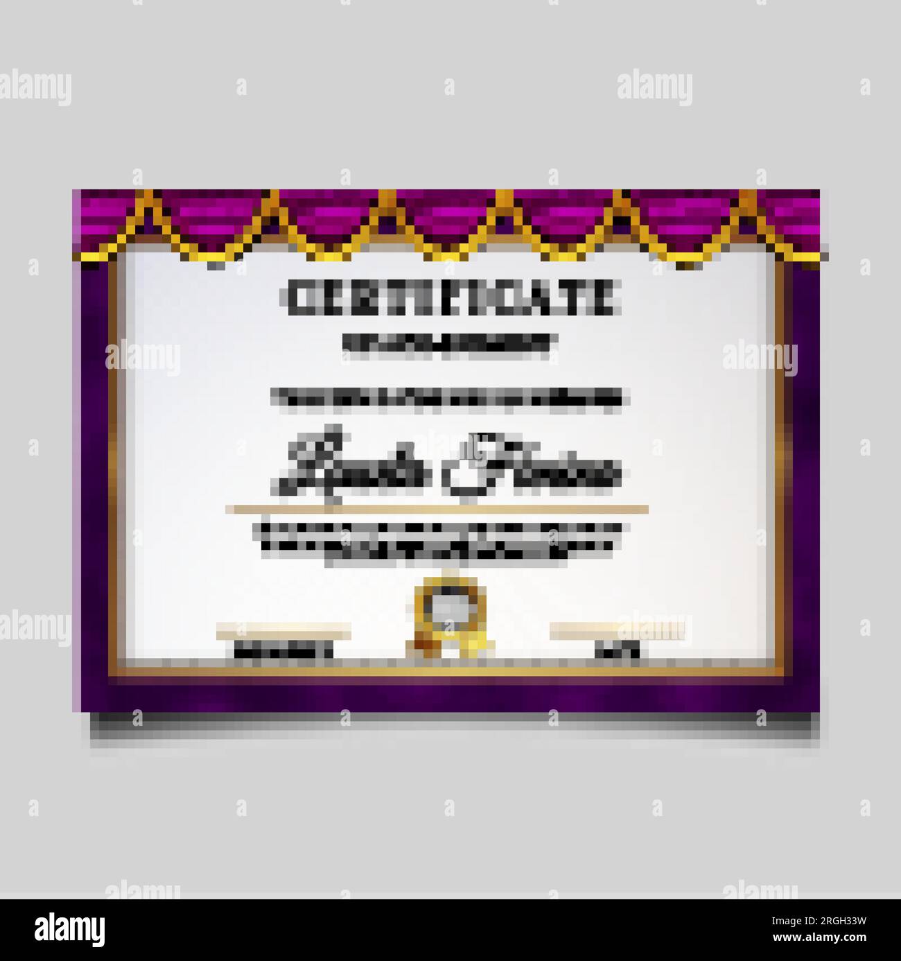 Gold stock certificate Stock Vector Images - Alamy