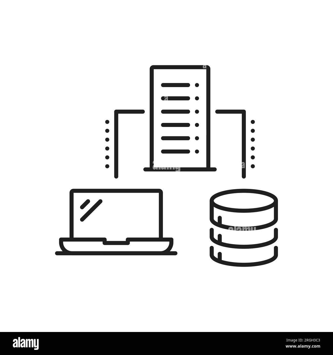 Data Backup Cloud Storage And Network Server Icon Cloud Computing