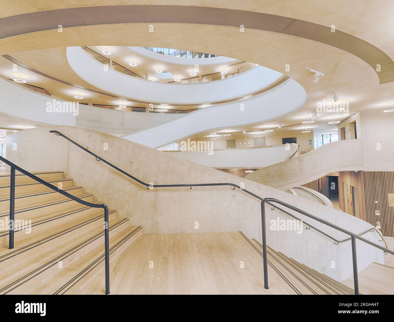 Staircase in office building Stock Photo - Alamy