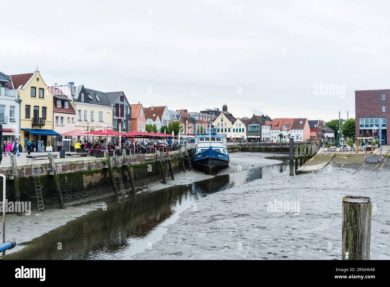 The harbour of Husum in Schleswig-Holstein/Germany Stock Photo - Alamy