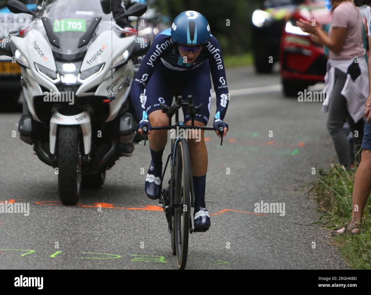 LABOUS Juliette of Team dsm-firmenich during the Tour de France Femmes ...