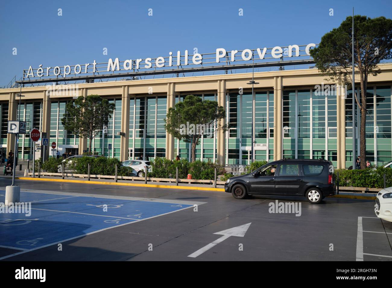 Terminal Building Aeroport Marseille Provence in Marseille France Stock ...