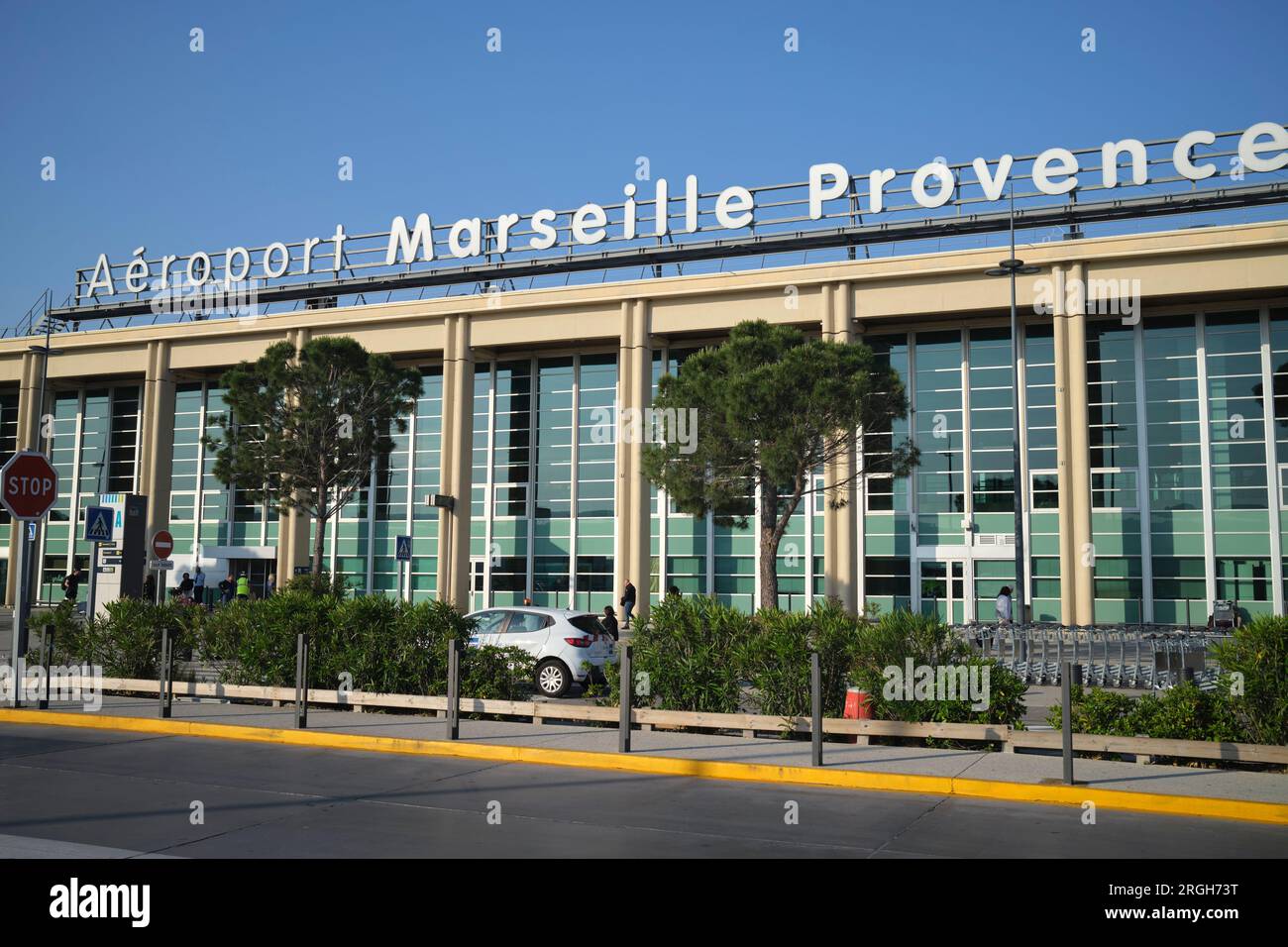 Terminal Building Aeroport Marseille Provence in Marseille France Stock ...