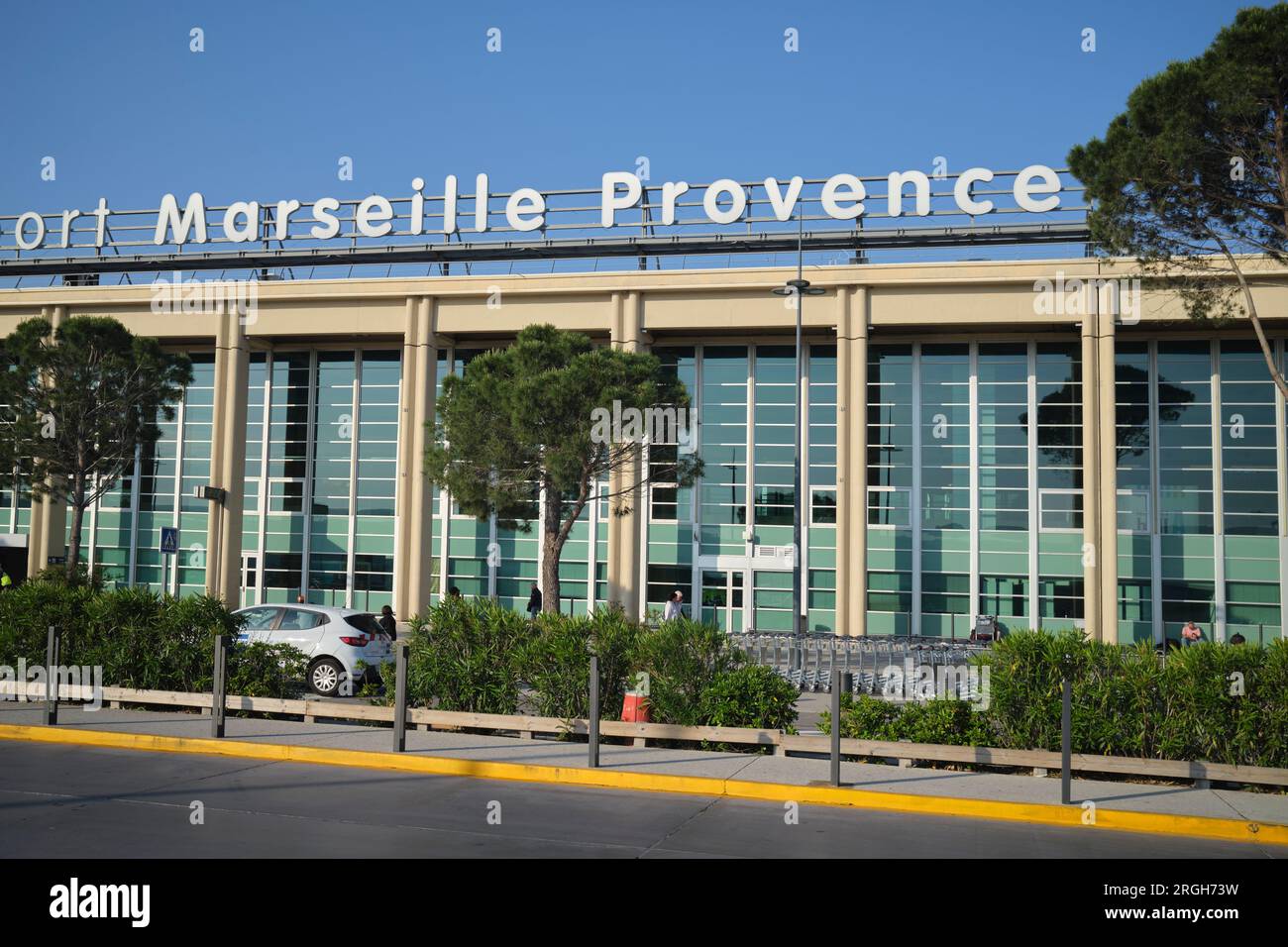 Terminal Building Aeroport Marseille Provence in Marseille France Stock ...