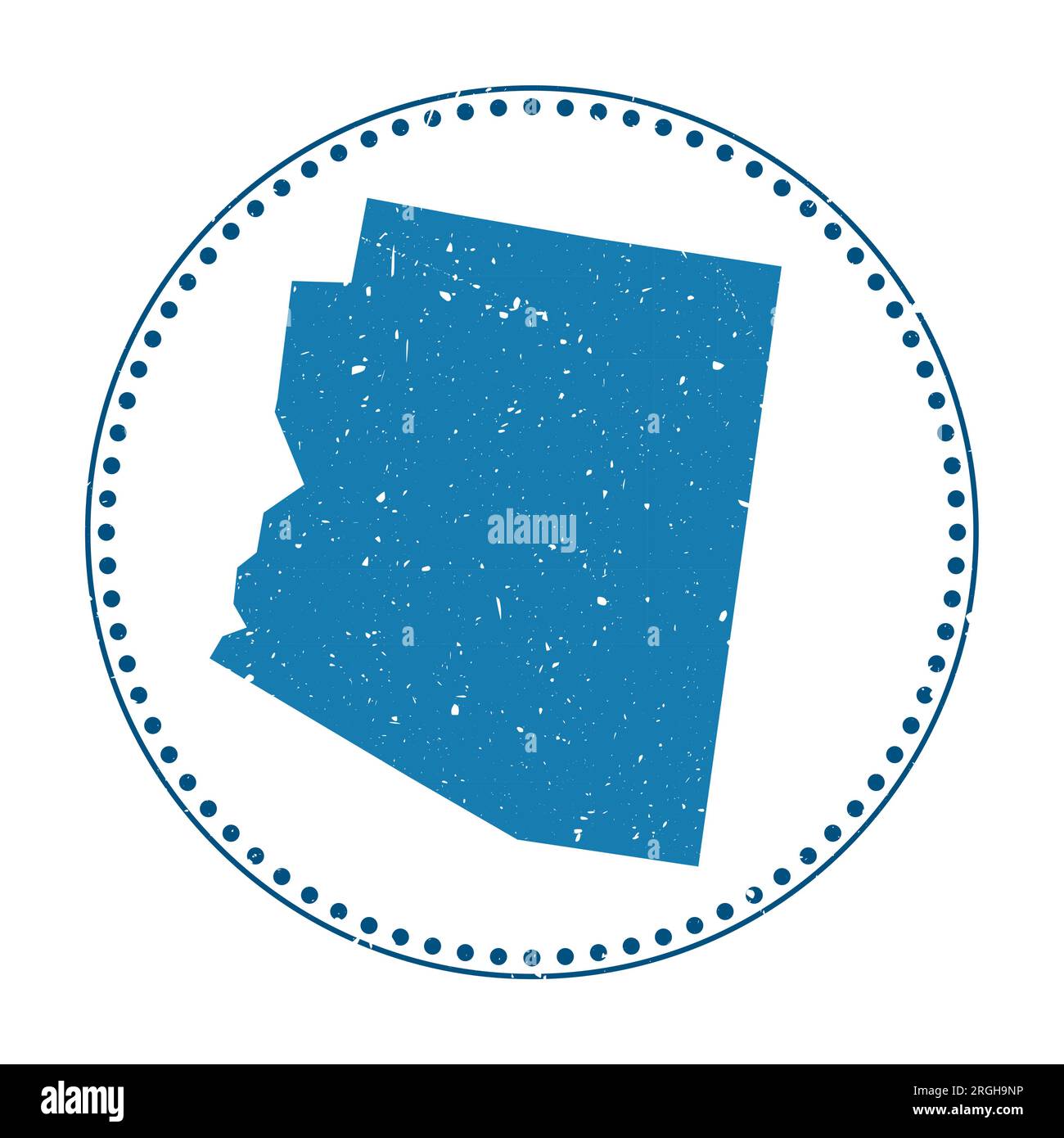 Arizona sticker. Travel rubber stamp with map of US state, vector ...
