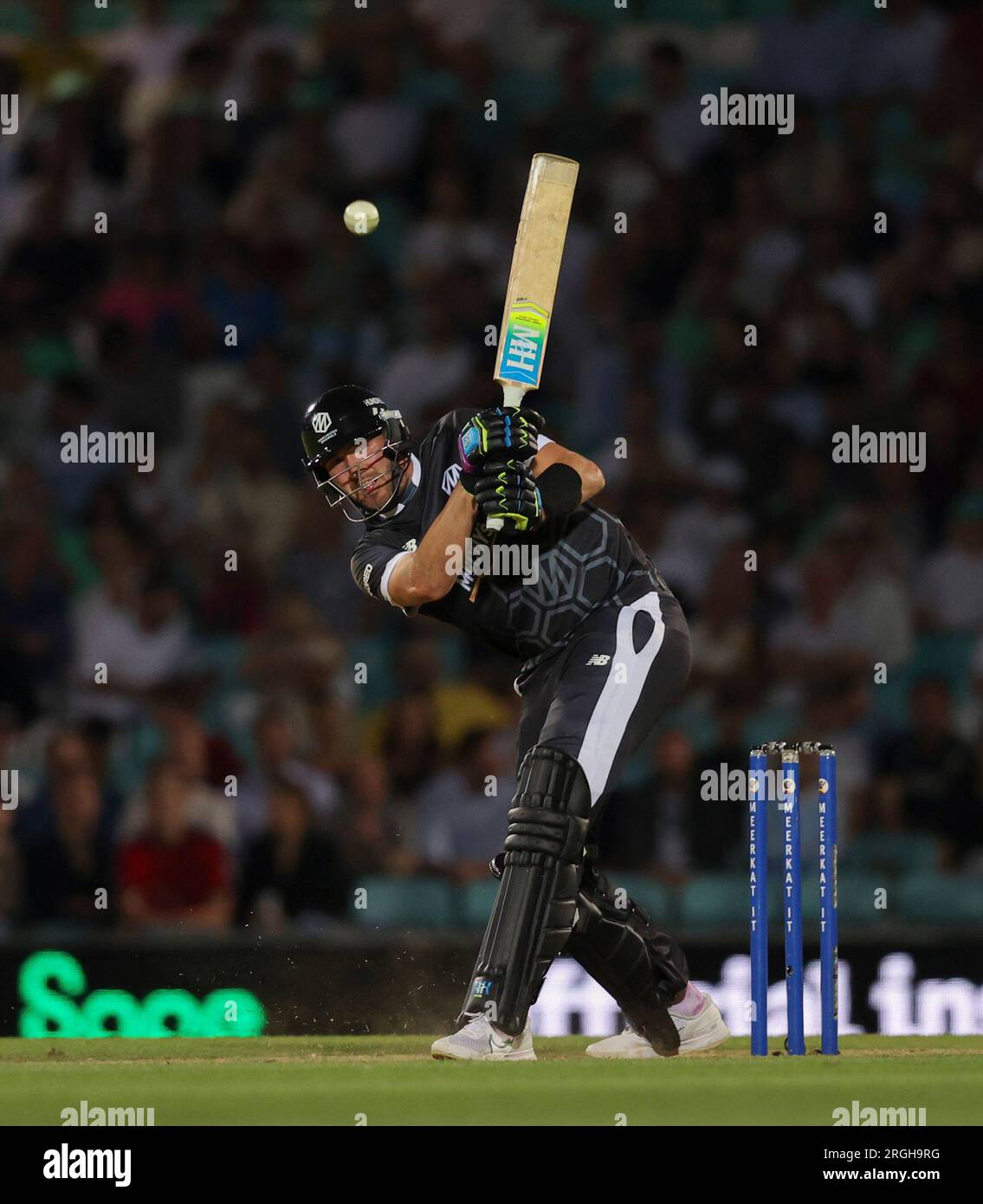 London, England. 9th August, 2023. Manchester Orginals' Jamie Overton ...