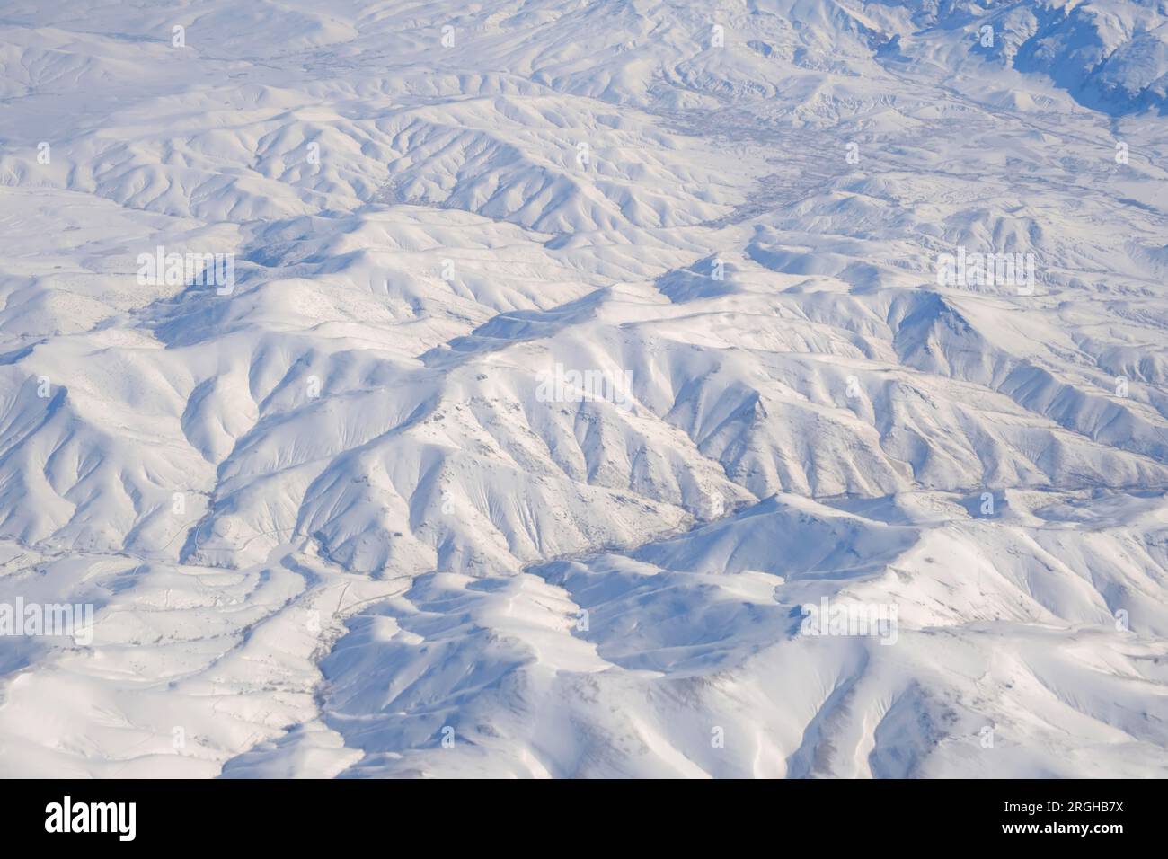 Aerial view of snow-capped Taurus mountains in Turkey Stock Photo - Alamy