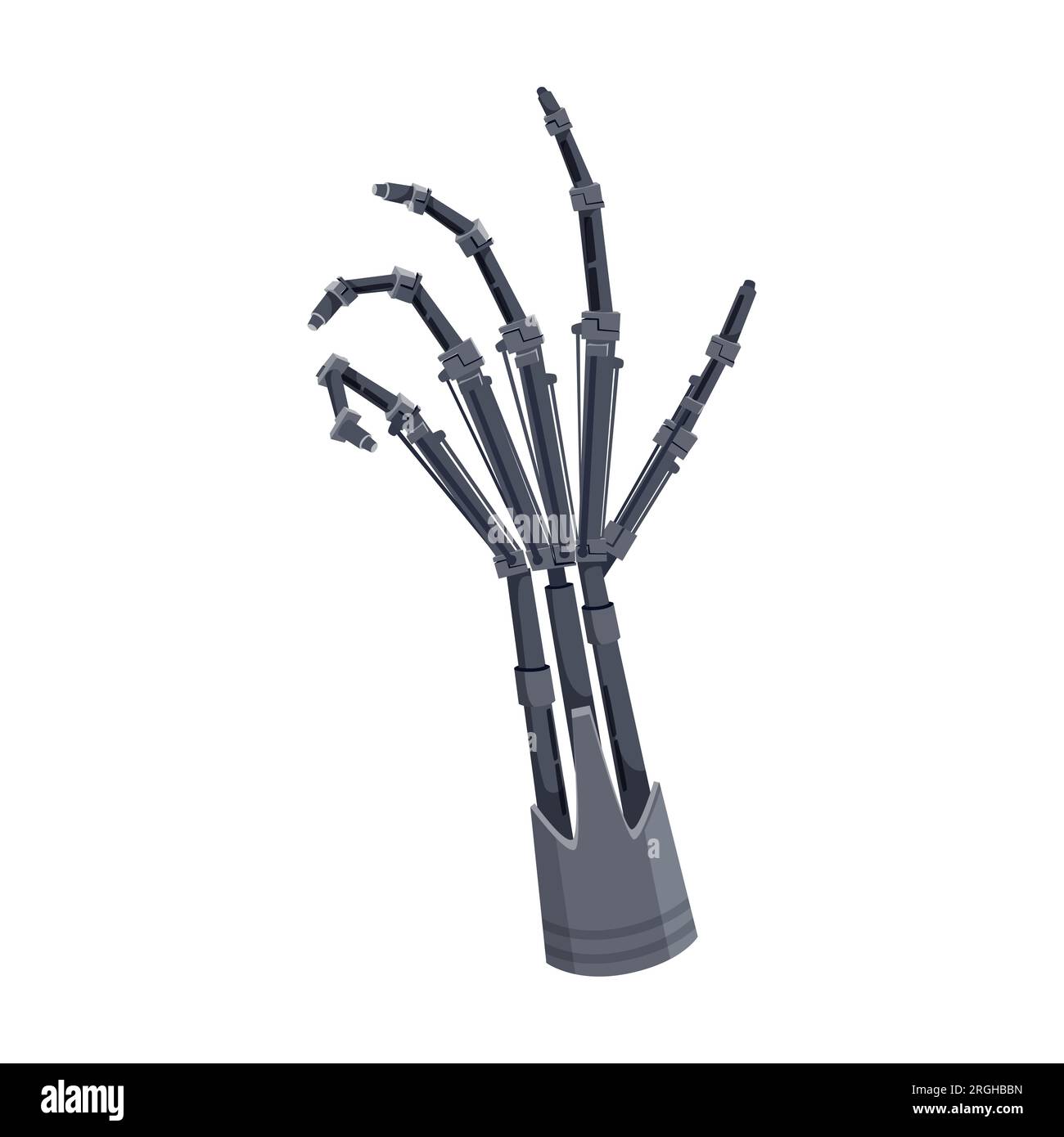 Cybernetic future artificial intelligence technology arm, robotic limb ...