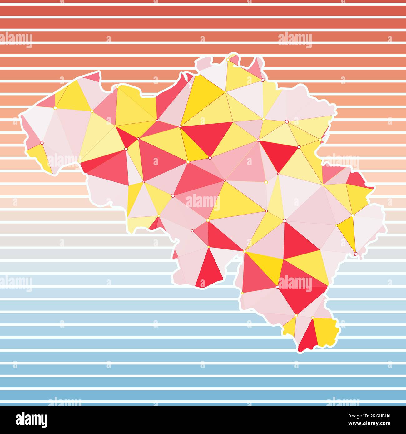 Belgium vector illustration. Belgium design on gradient stripes ...