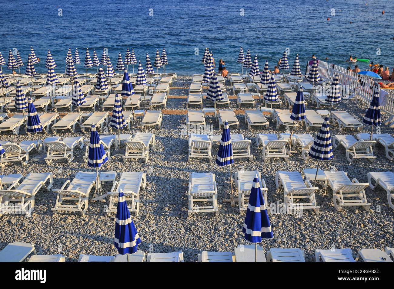 Nice beach umbrella hi-res stock photography and images - Alamy