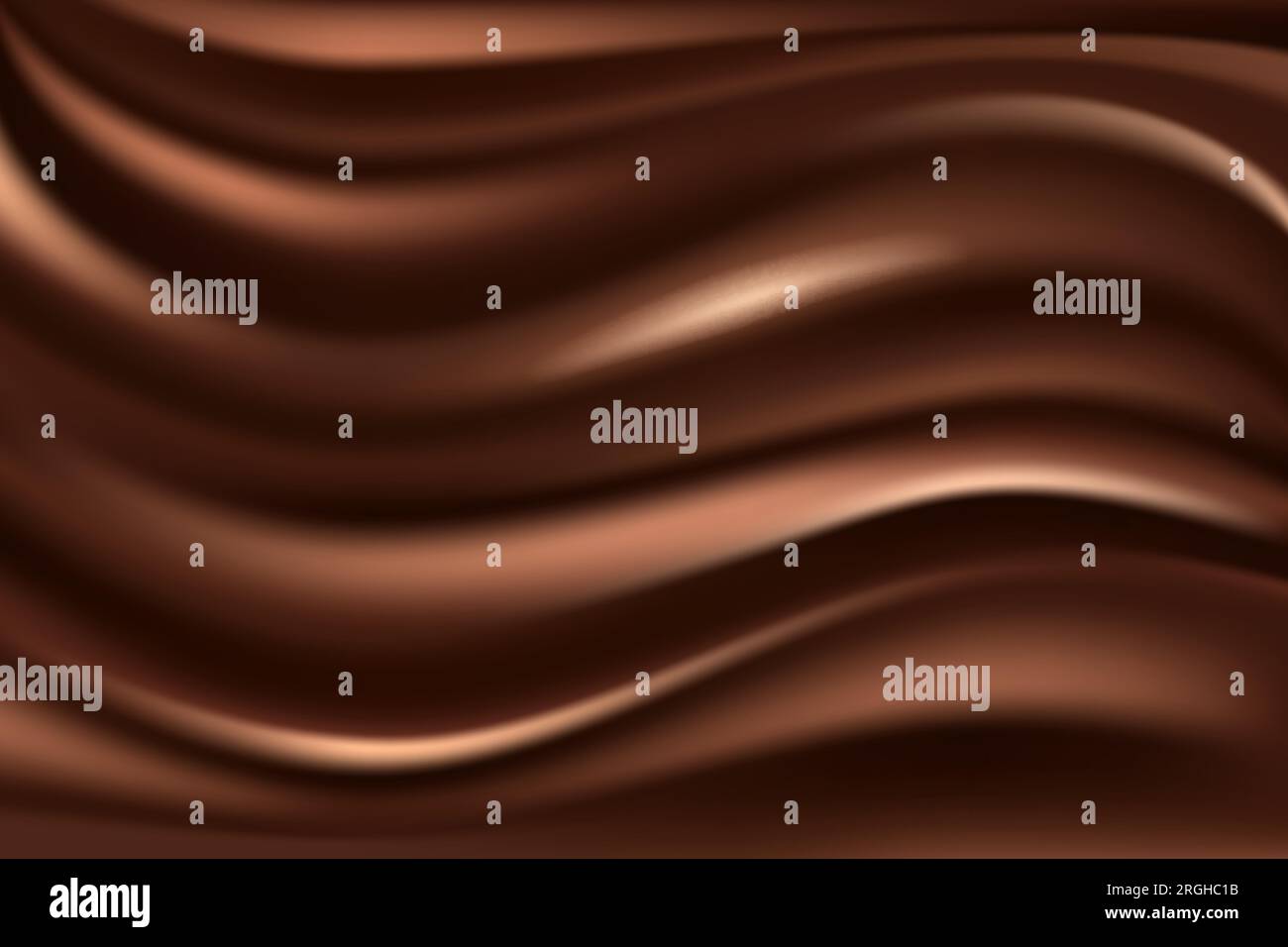 Brown chocolate wave background. Vector smooth, rich, and indulgent. A ...
