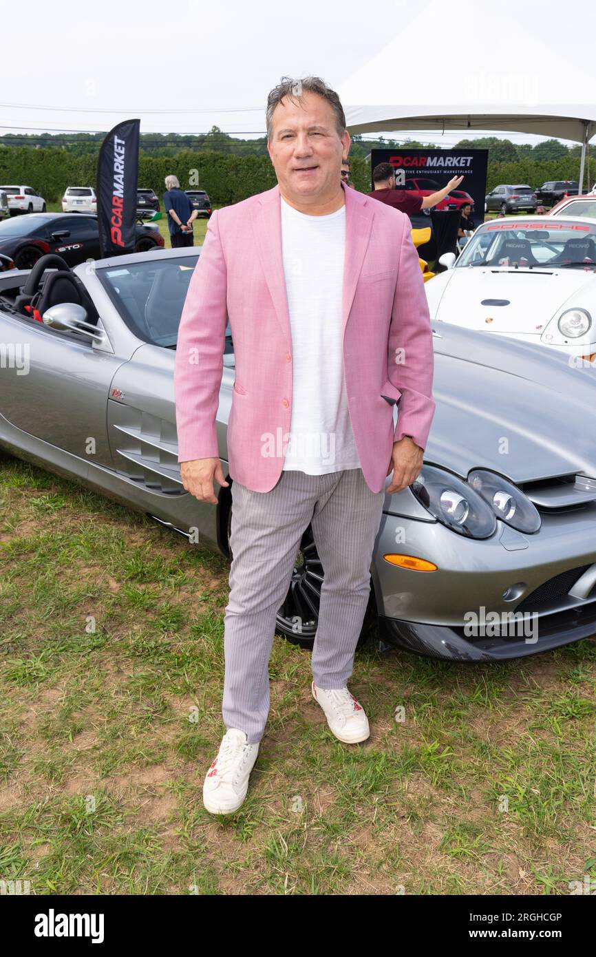 Adam Weiss attends the Hamptons Concours 2023 Celebrating Ferrari and ...