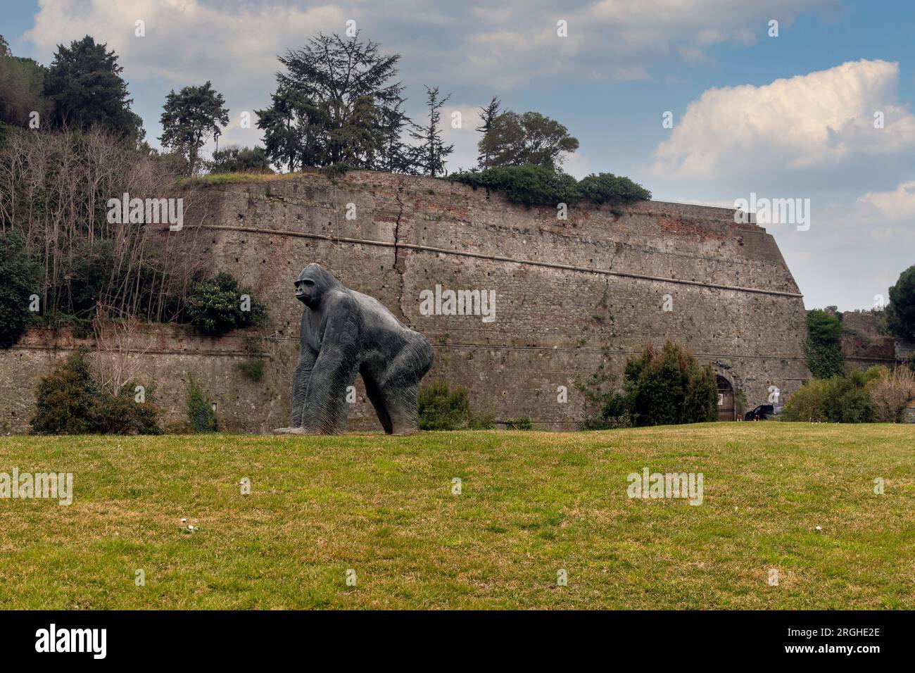Exterior of the Priamar Fortress, built in 1542 by the Republic of ...