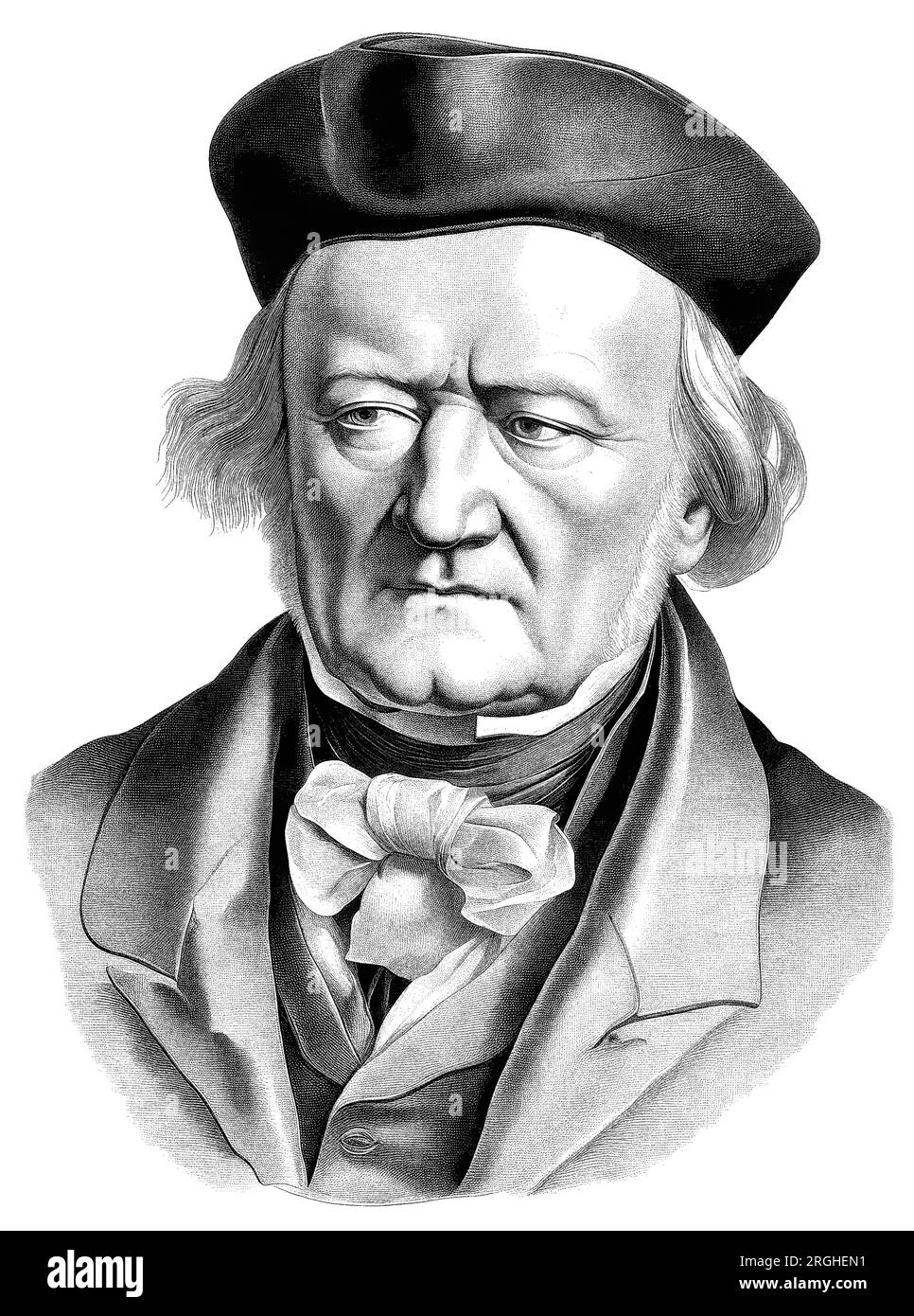 Richard wagner 1813 1883 german composer and conductor Black and White ...